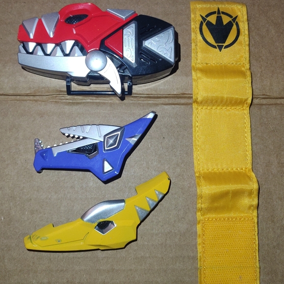 Toys | Power Rangers Dino Thunder Thundersaurus Morpher Set Lot Sentai ...
